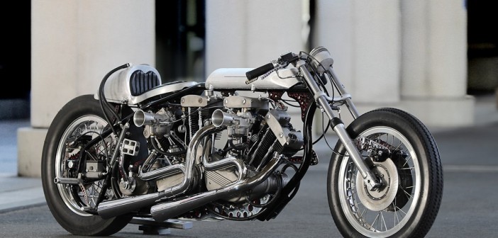 "Hết hồn" với bản độ xe phân khối lớn Chopper "V4" từ Harley-Davidson ...