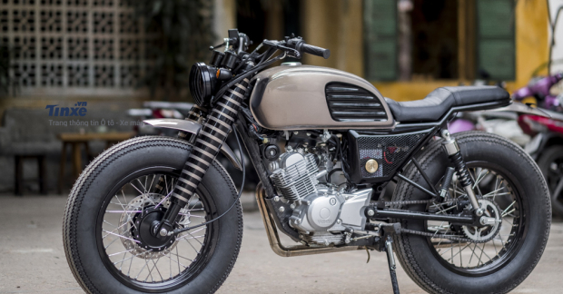 Cận cảnh Yamaha YB125SP độ thủ công tại Hà Thành