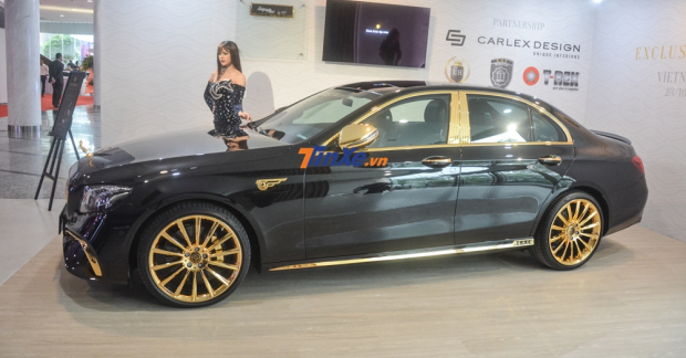 Đại gia Việt chơi lớn khi mạ vàng cho Mercedes-Benz E300 AMG gây xôn ...