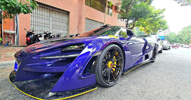 Cận cảnh McLaren 720S độ N-Largo siêu độc của doanh nhân Vũng Tàu, logo ...