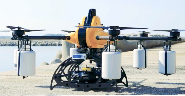 Ngắm mẫu máy bay drone tích hợp khả năng di chuyển trên trời-dưới biển ...