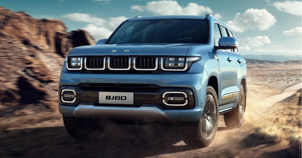 Vén màn Beijing BJ60 - SUV cỡ trung pha trộn thiết kế của xe Jeep và ...