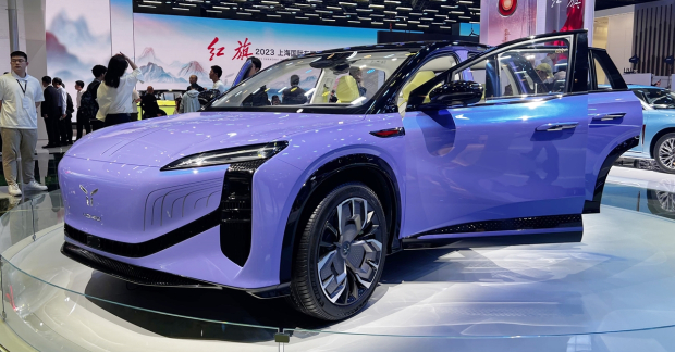 SUV điện Hồng Kỳ E202 - đối thủ của VinFast VF9 - được bật mí ra mắt vào năm sau, sạc 5 phút có ...