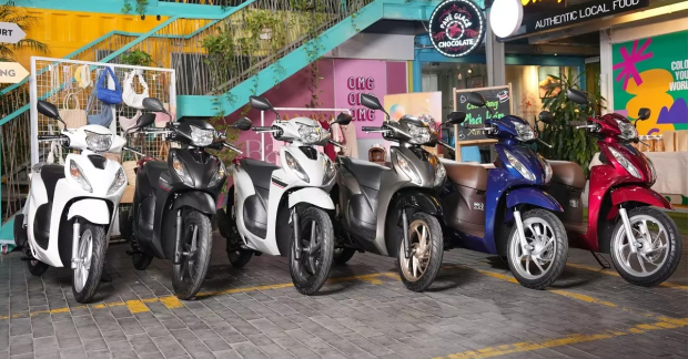 Honda Việt Nam giới thiệu Vision 2025 với màu sơn nâu đen mới lạ