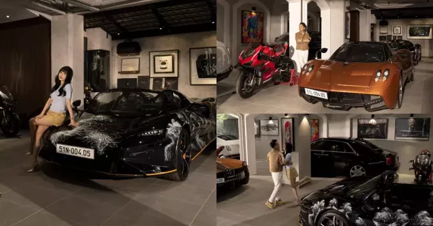 Garage xe của Minh "Nhựa" nhận được nhiều lời khen vì điều này